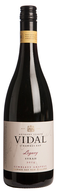Vidal Estate, Legacy Syrah, Gimblett Gravels, Hawkes Bay, New Zealand ...